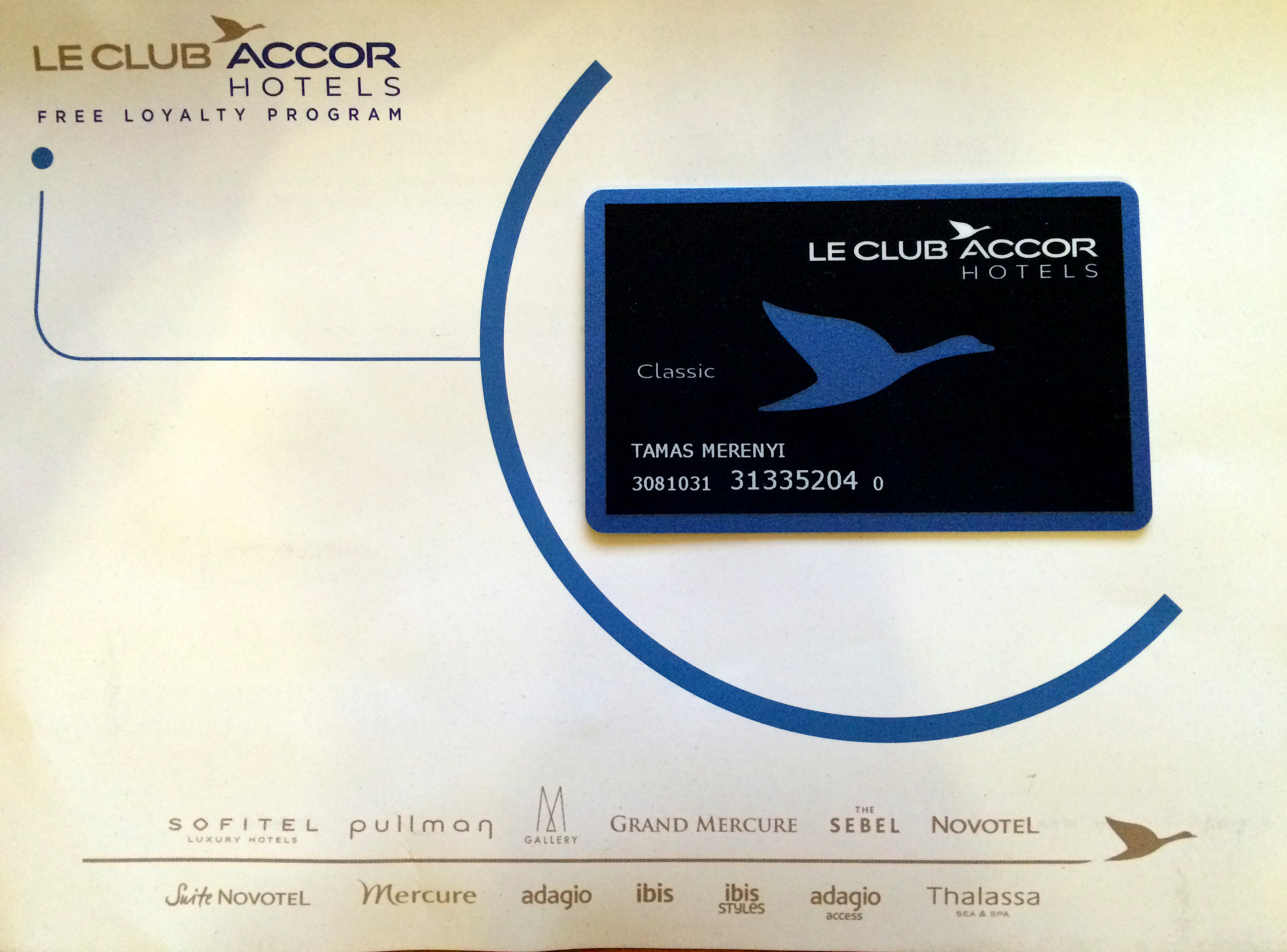 Le Club Accor kártyám megérkezett – Utazz olcsóbban! Hotelek nagykeráron!